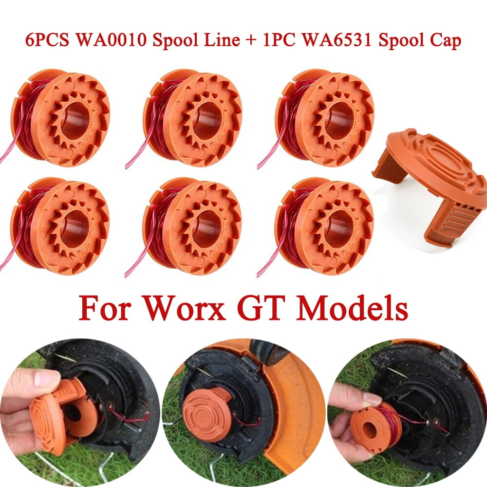 ALLTIMES WA0010 Replacement Spool Line + WA6531 Replacement Spool Cap ...