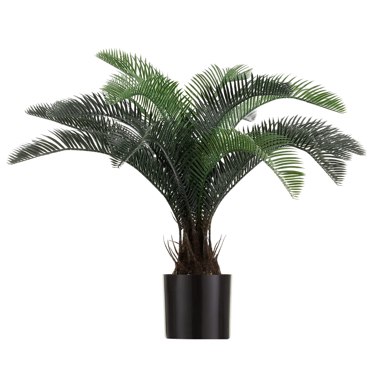 ALLTOP TURF Nearly Natural 20" Artificial Cycas Plant(18 Leaves) Fake ...