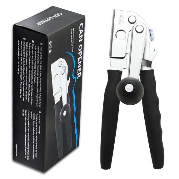 ALLVANA Heavy Duty Manual Can Opener for Seniors & Adults with Magnetic ...