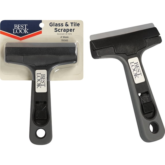 ALLWAY TOOLS Best Look Glass & Tile Razor Scraper - Single Pack ...