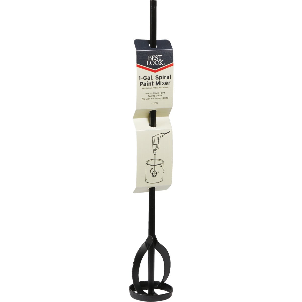 ALLWAY TOOLS Best Look Steel Spiral Paint Mixer - Pack of 2 - Walmart.com