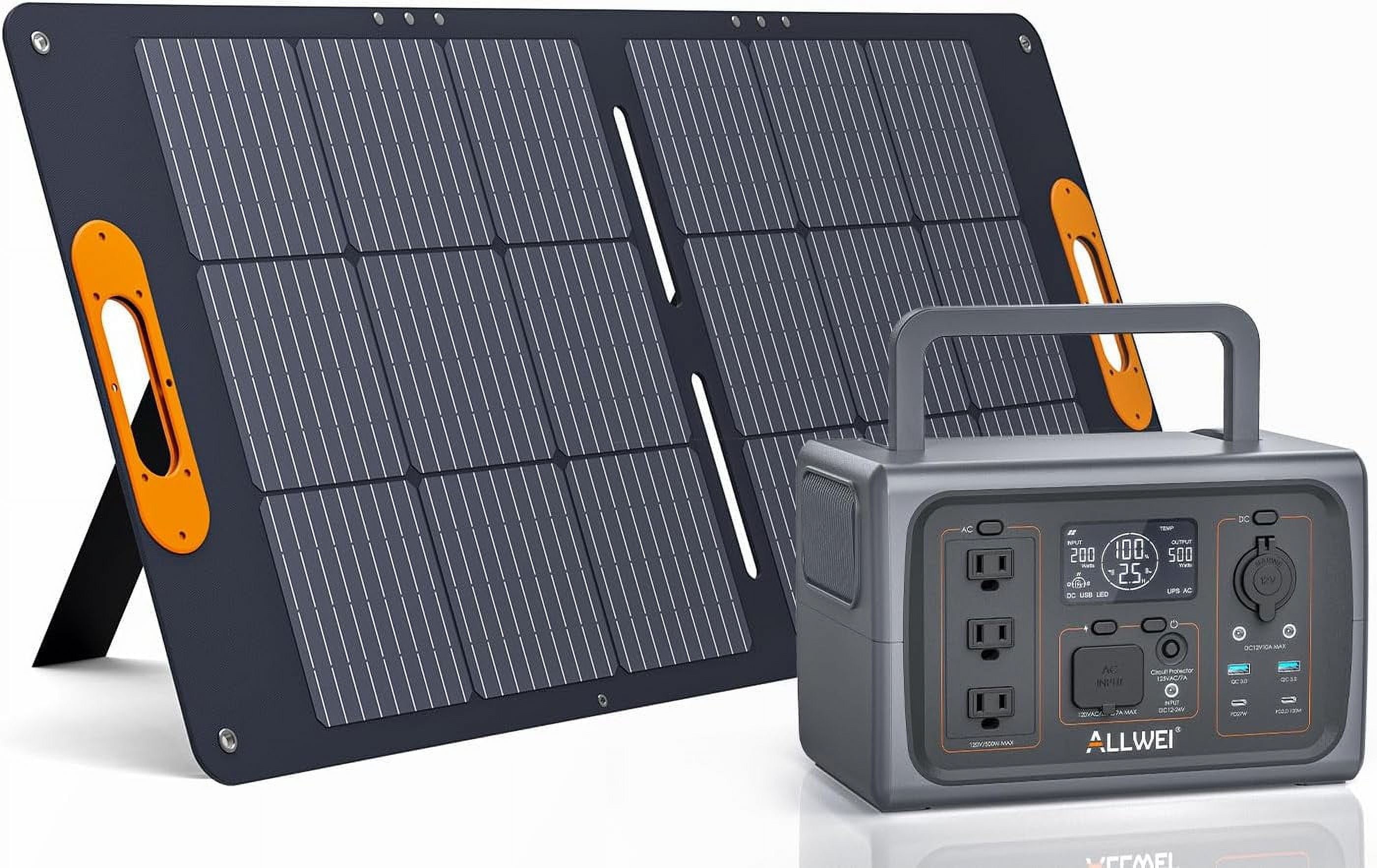 ALLWEI 2400W LiFePO4 Portable Power Station, 2048Wh Expandable to ...