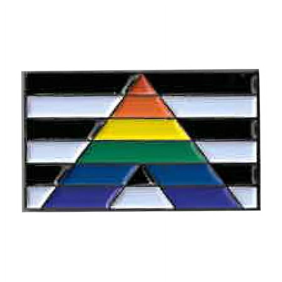 ALLY FLAG ENAMEL PIN - Ally Flag & Usa Flag Patriotic Art Novelty ...