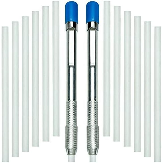 ALLY Tools Two Round Soapstone Holder with 14 Welding Quality Round ...