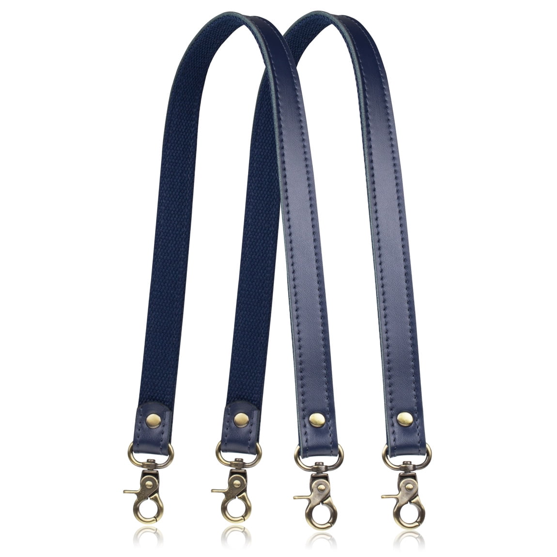 Allzedream Cowhide Leather Shoulder Strap 23.6"x0.8" 2-pack - Walmart.com