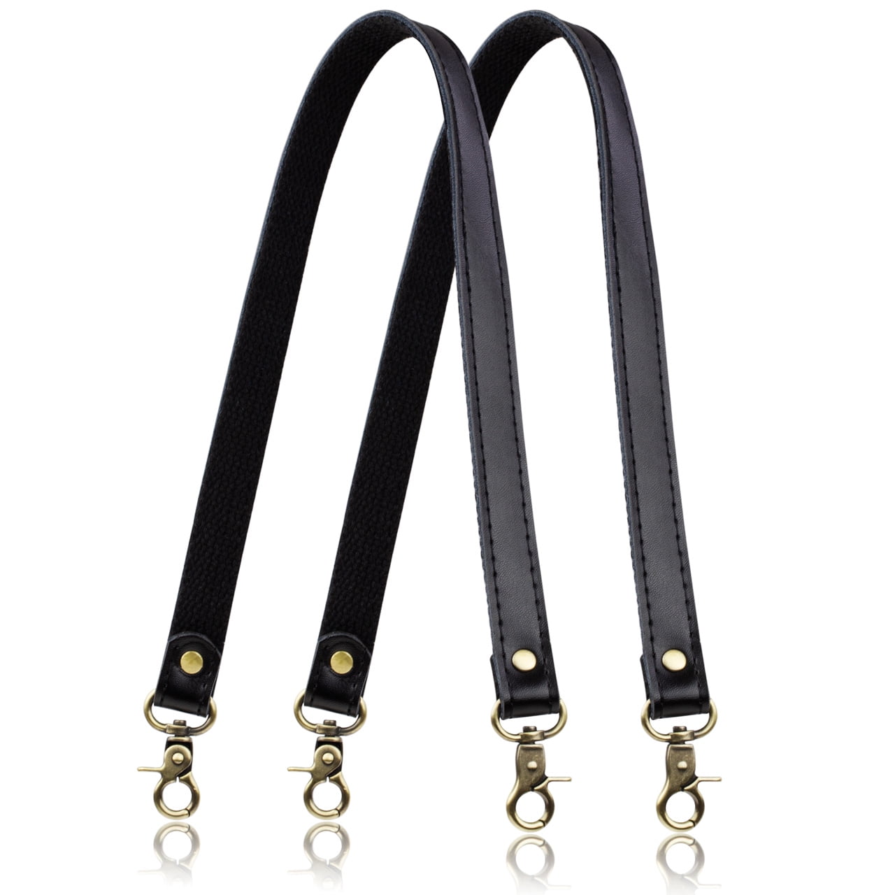 Allzedream Cowhide Leather Shoulder Strap 2-Pack 23.6"x0.8" - Walmart.com