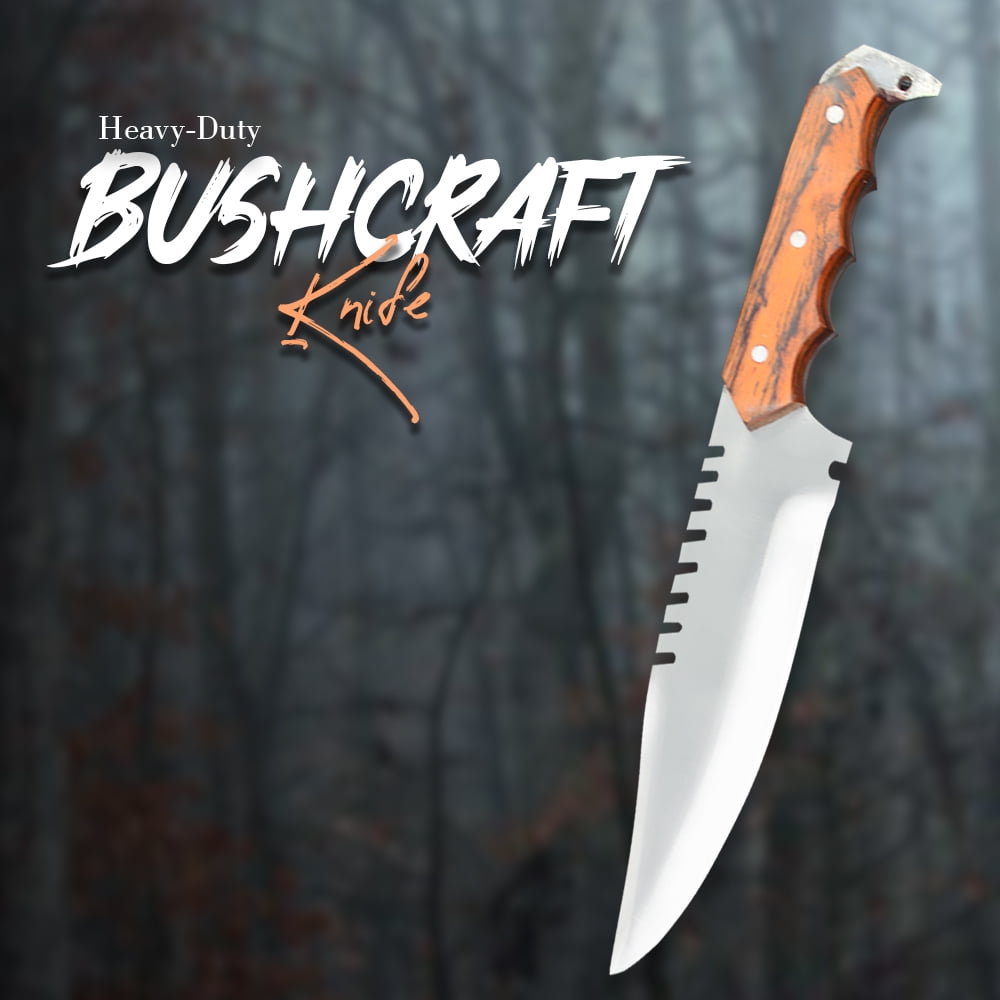 ALMAZAN® Custom Handmade Bushcraft Knife, Outdoor Knife, Camping ...