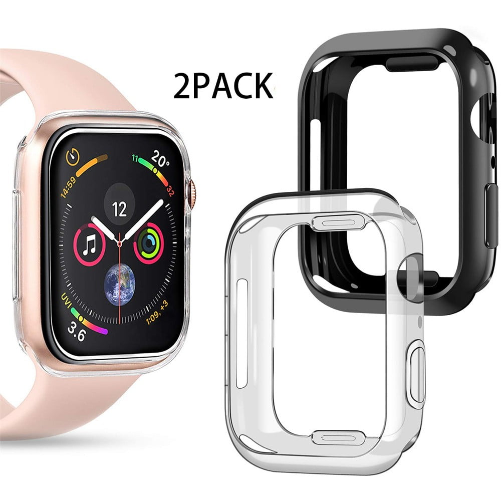 ALMNVO 2 Pack Case for Apple Watch Case Series 7 45mm 41mm 44mm 40mm ...