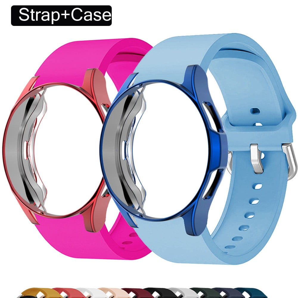 ALMNVO Bands Case for Samsung Galaxy Watch 4 Classic 46mm 42mm ...