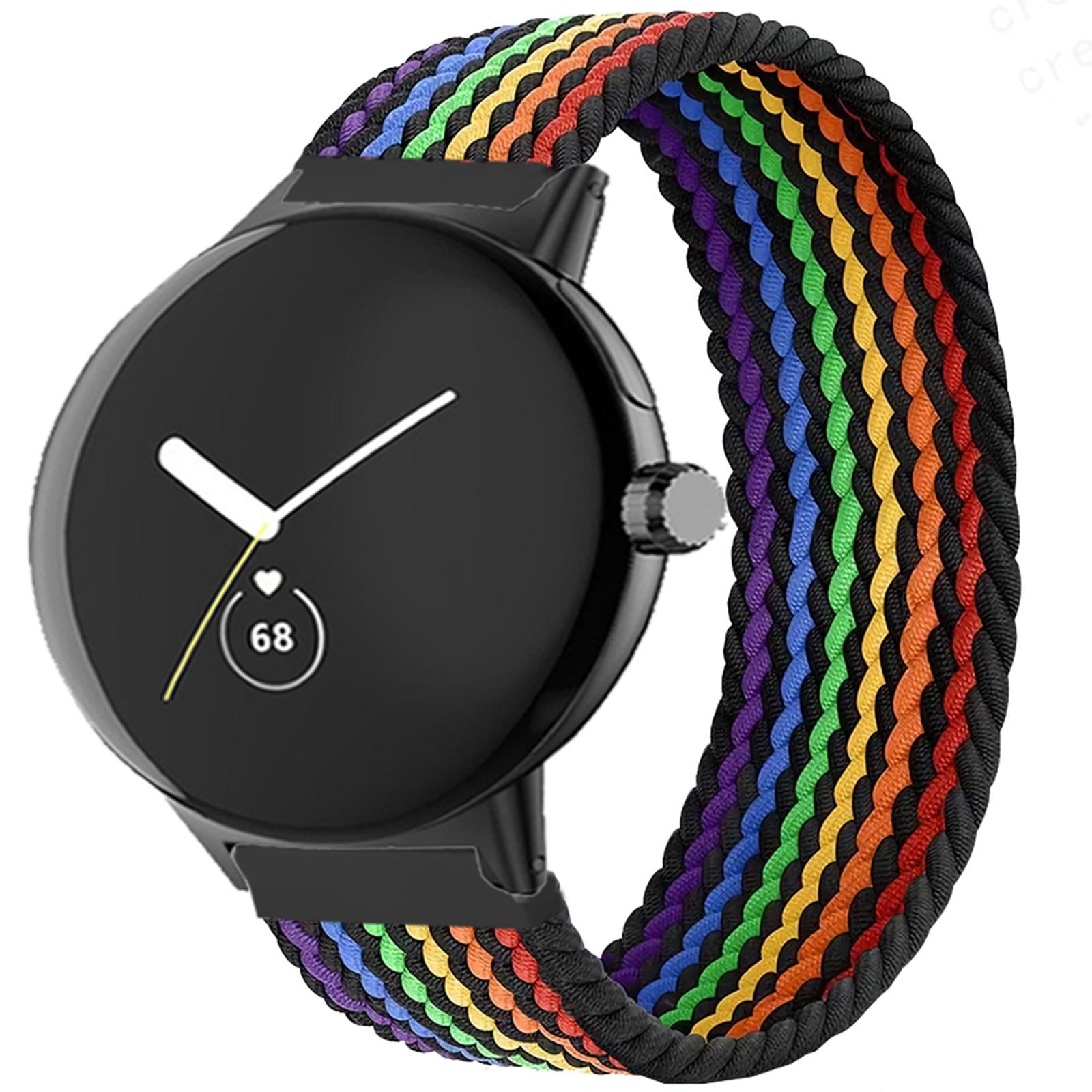 ALMNVO Braided Bands Solo Loop Compatible with Google Pixel Watch/Pixel ...