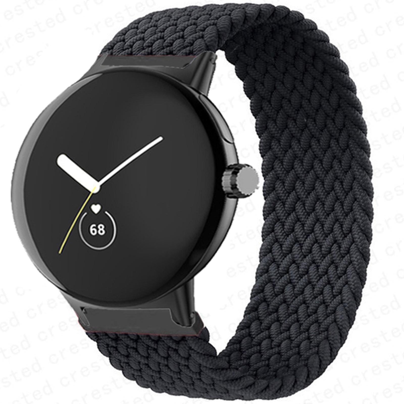 ALMNVO Braided Bands Solo Loop Compatible with Google Pixel Watch/Pixel ...