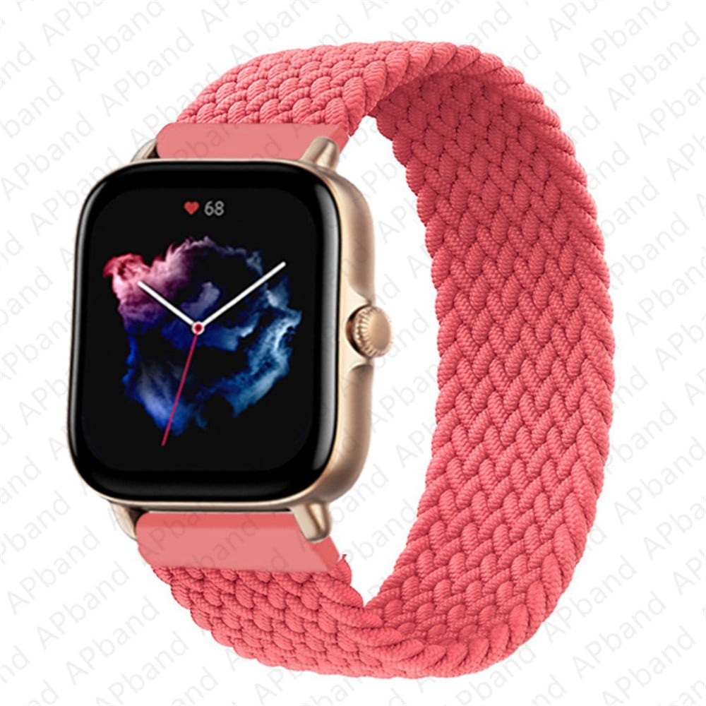 ALMNVO Braided Solo Loop Bands Compatible with Amazfit GTS/ GTS 2/ GTS ...