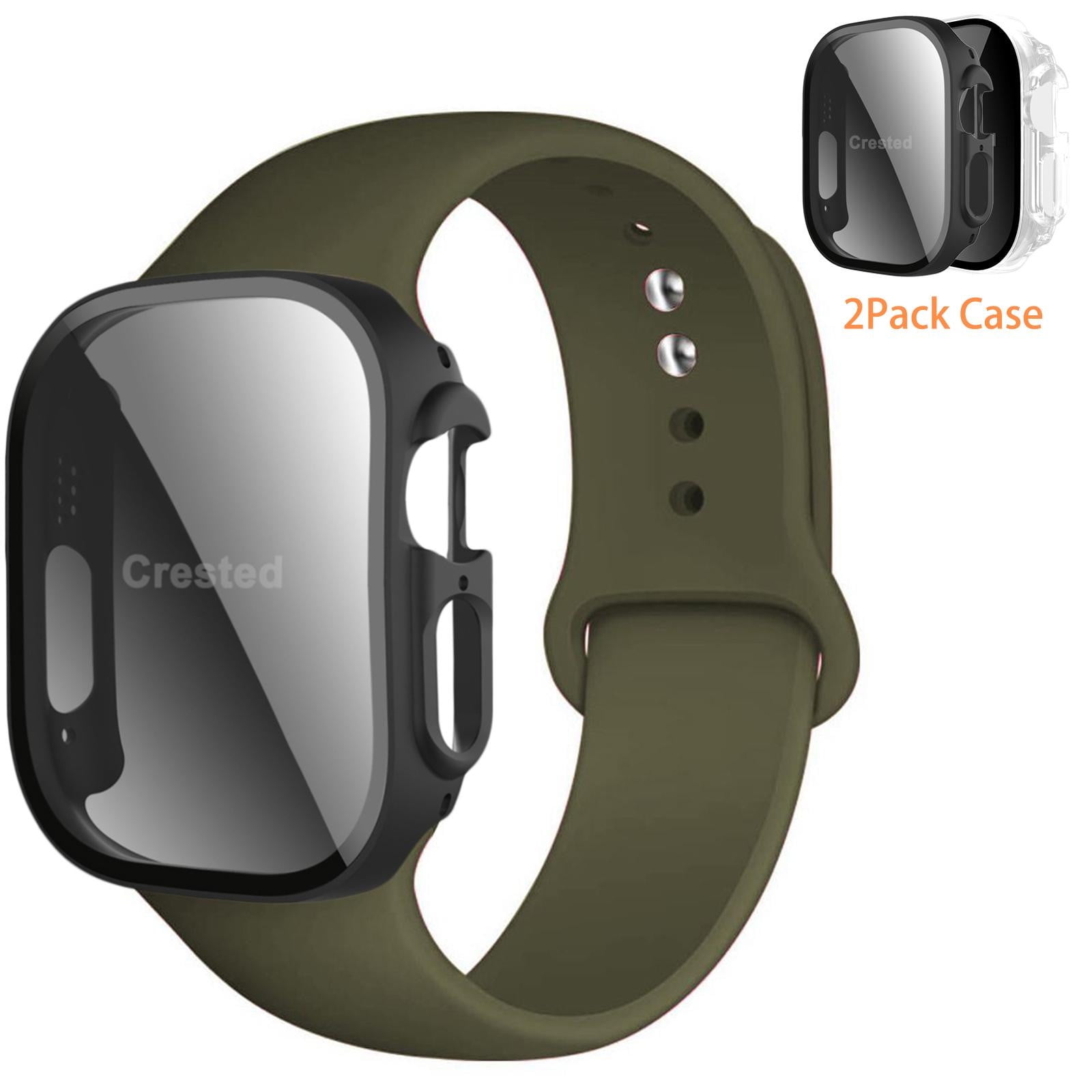 ALMNVO Compatible with Apple Watch Silicone Sport Bands iWatch Series ...