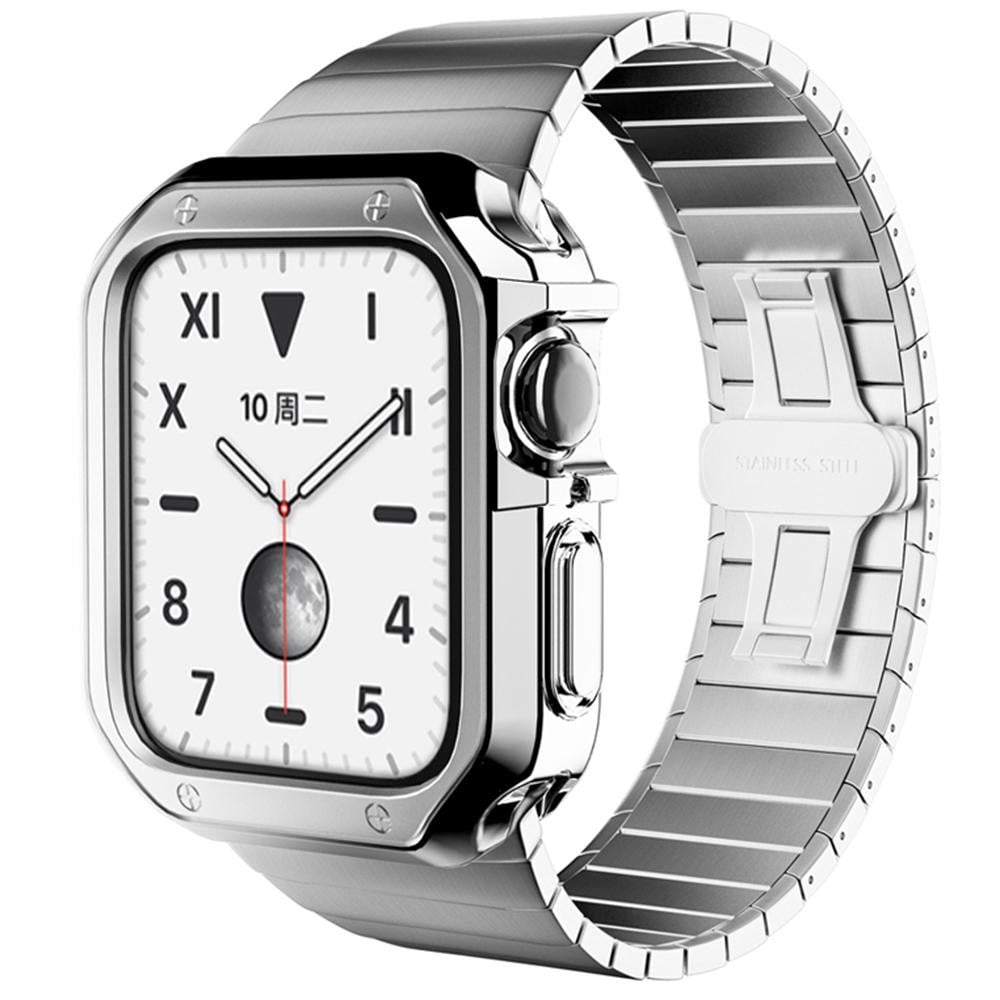 ALMNVO Compatible with Apple Watch Stainless Steel Metal 41mm 40mm 38mm ...