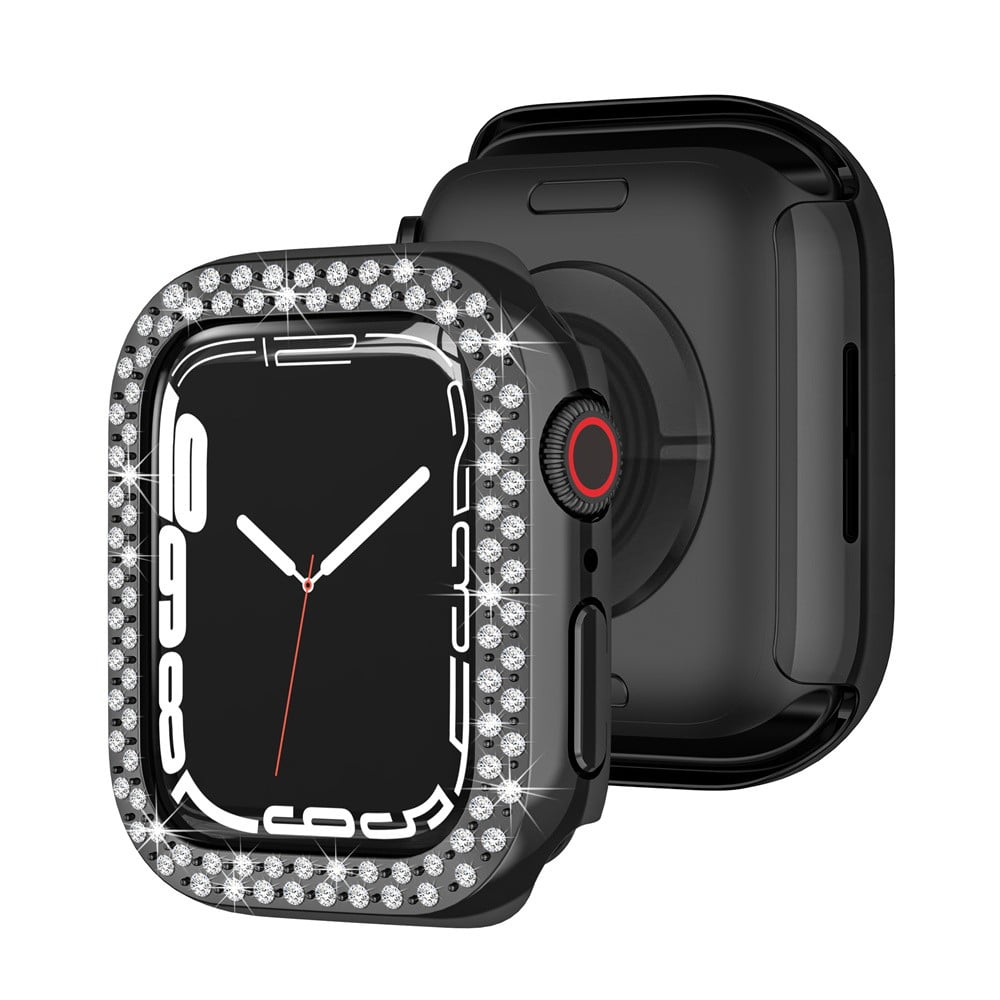 ALMNVO Diamond Case for Apple Watch Case 44mm 40mm 42mm 38mm ...
