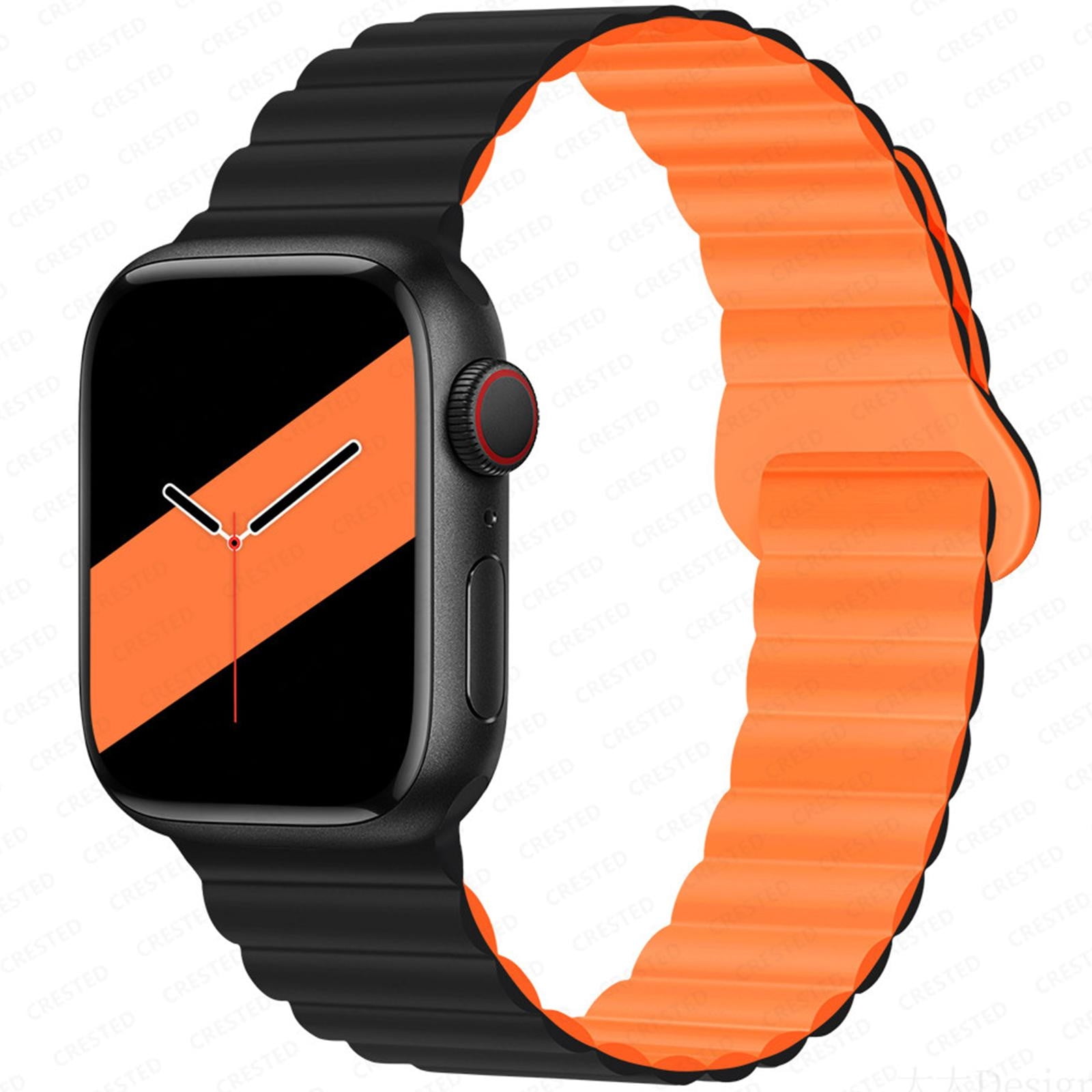 ALMNVO Double Sided Wearable Silicone Magnetic Loop Bands,Compatible ...