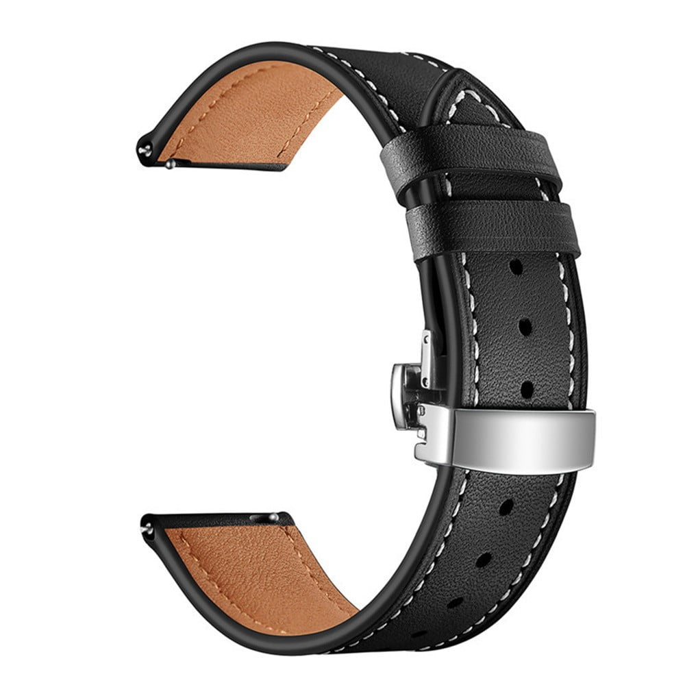 ALMNVO Leather Bands Compatible with Amazfit GTR 2/GTR 3/GTR 3 Pro ...