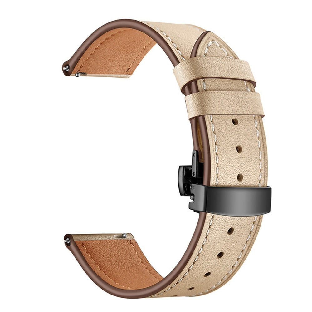 ALMNVO Leather Bands Compatible with Amazfit GTS 3/GTS/GTS2/GTS 2e/GTS ...