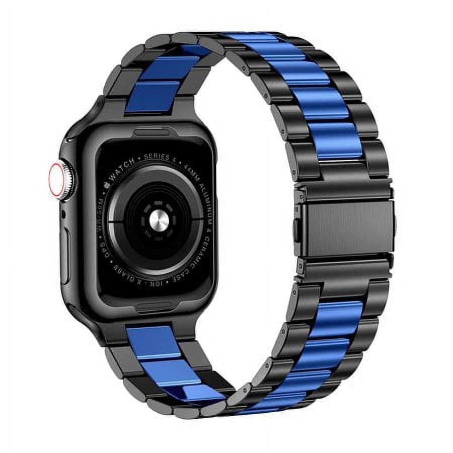 ALMNVO Metal Band Stainless Steel Strap Compatible with Apple Watch ...