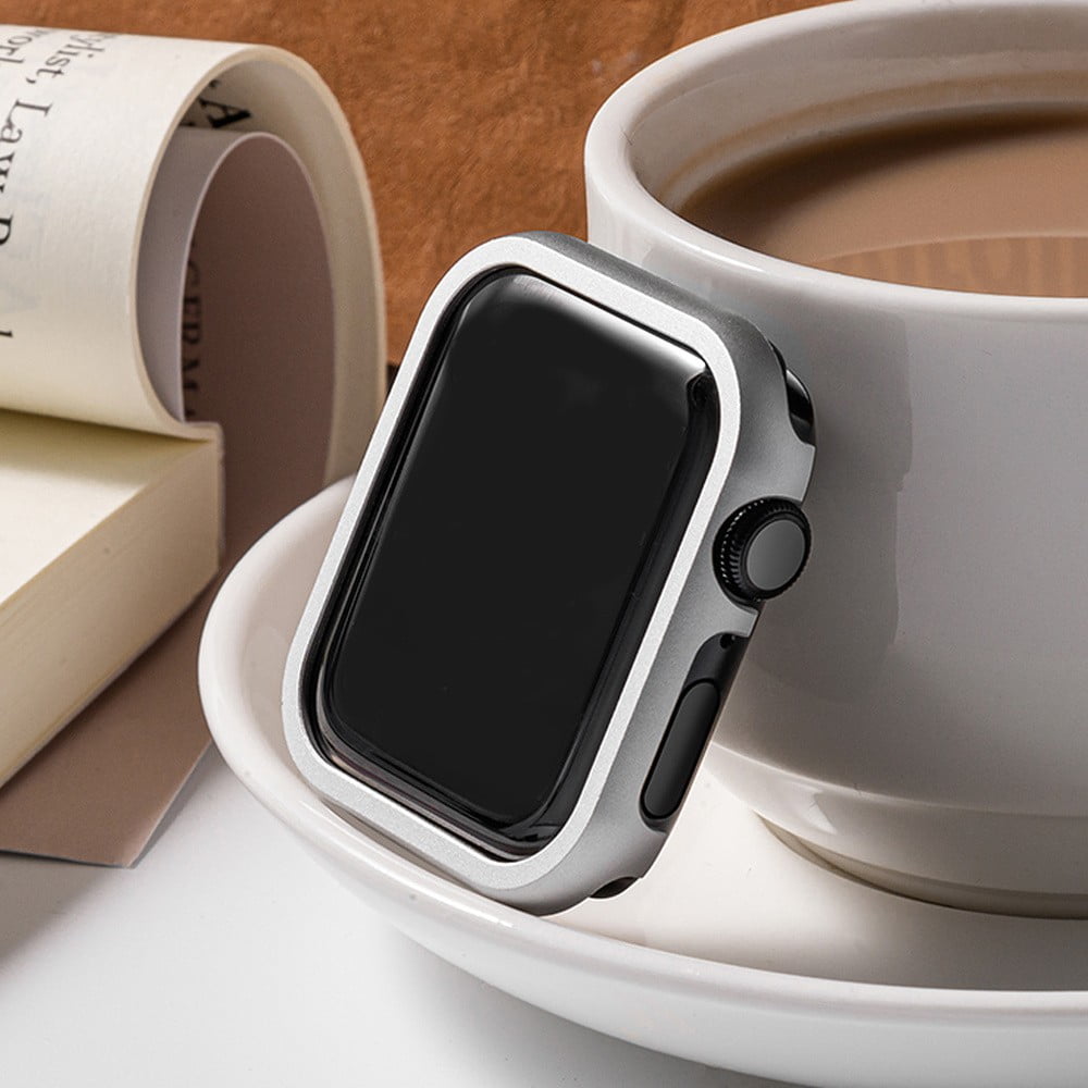ALMNVO Metal Cover for Apple Watch Case 44mm 40mm 42mm 38mm for iWatch ...