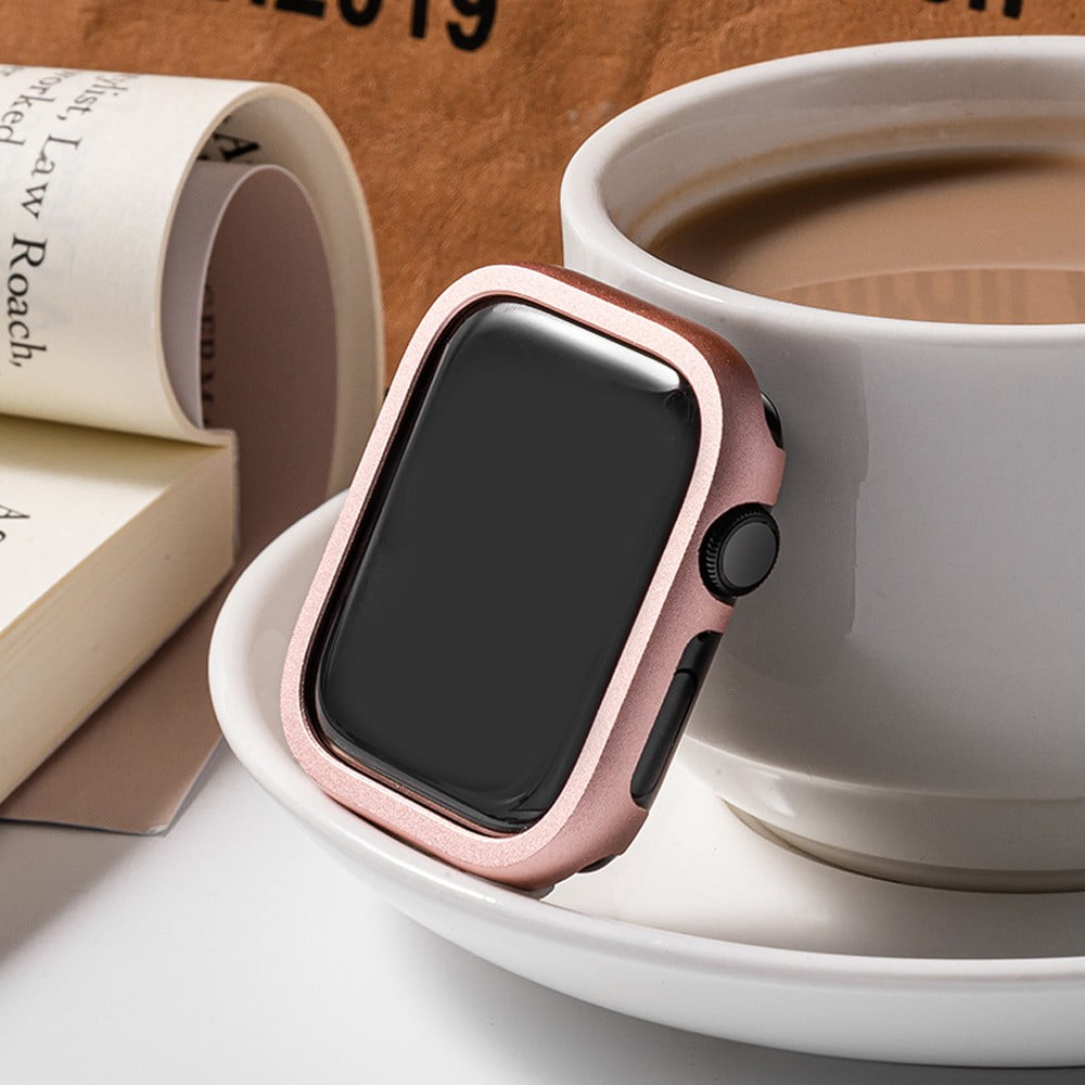 ALMNVO Metal Cover for Apple Watch Case 44mm 40mm 42mm 38mm for iWatch ...