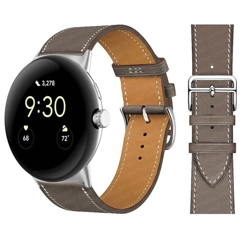 ALMNVO PU Leather Bands Compatible with Google Pixel 2 /Pixel Watch ...