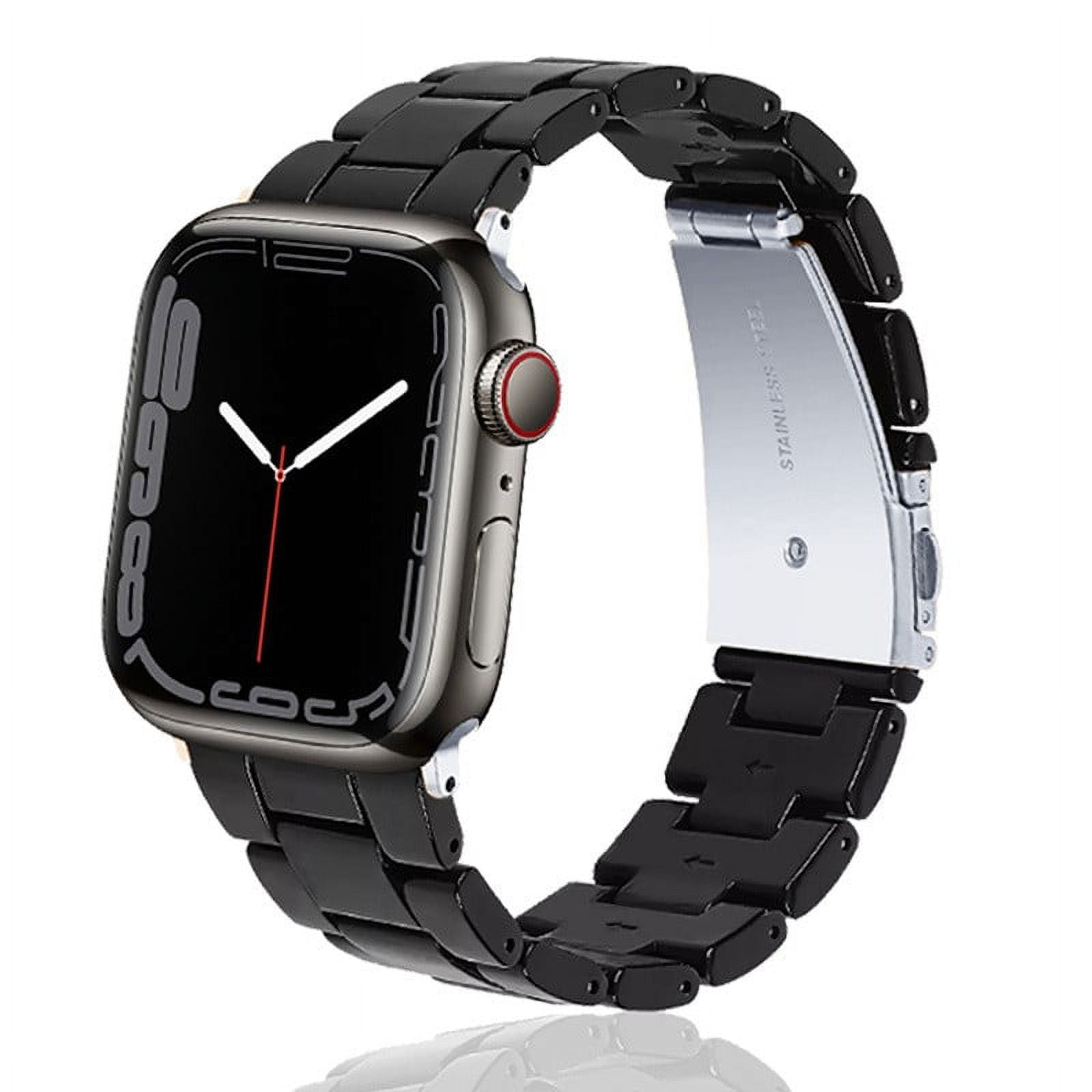 ALMNVO Resin Band for Apple Watch Bands 45mm 44mm 40mm 41mm 38mm ...