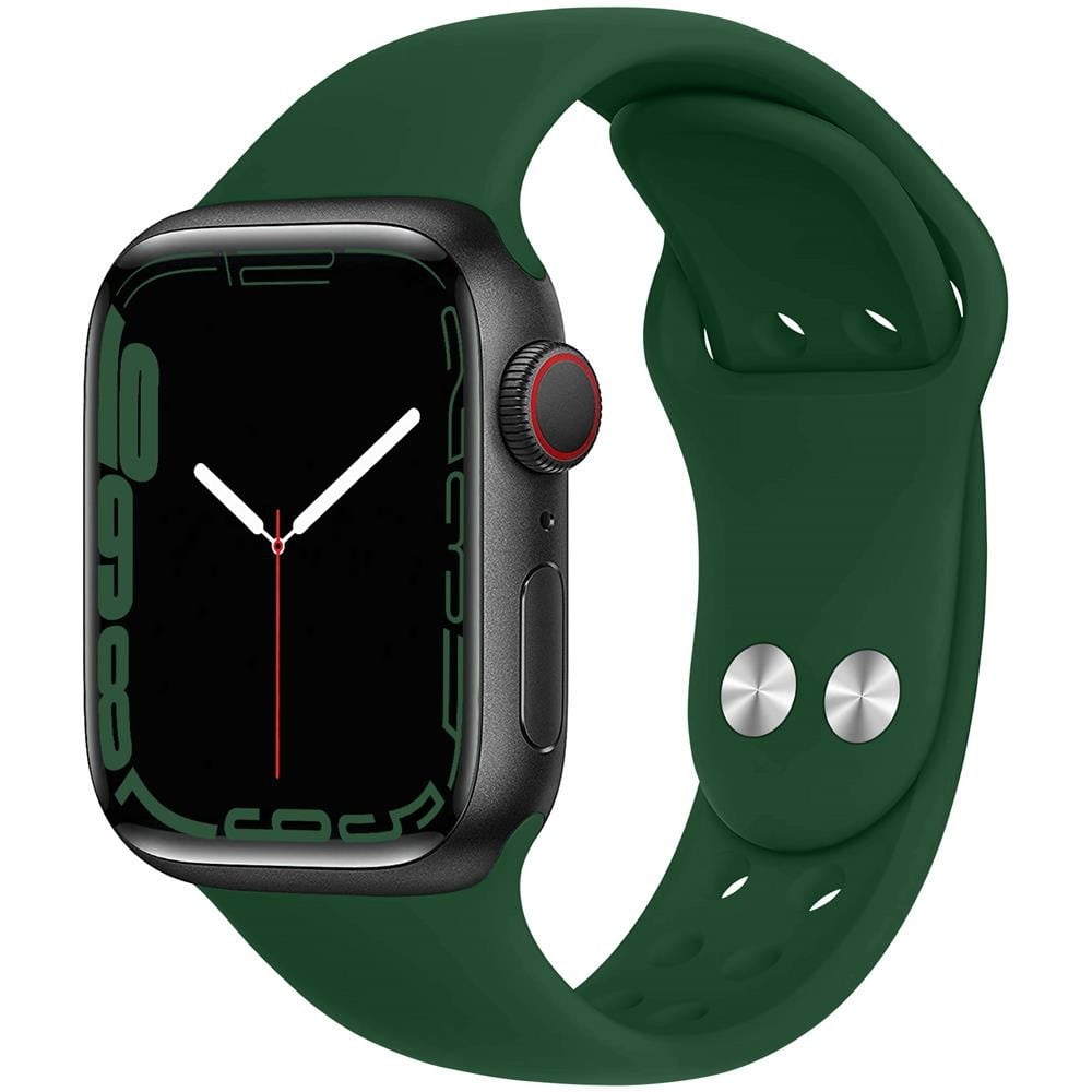ALMNVO Silicone Band for Apple Watch Bands 40mm 45mm 44mm 41mm 42mm ...