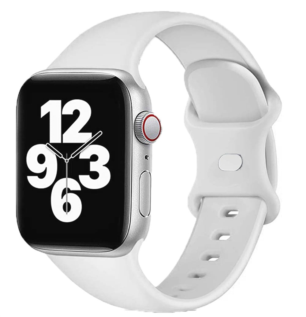 ALMNVO Silicone Strap for Apple Watch Bands 45mm 44mm 42mm 41mm 40mm ...