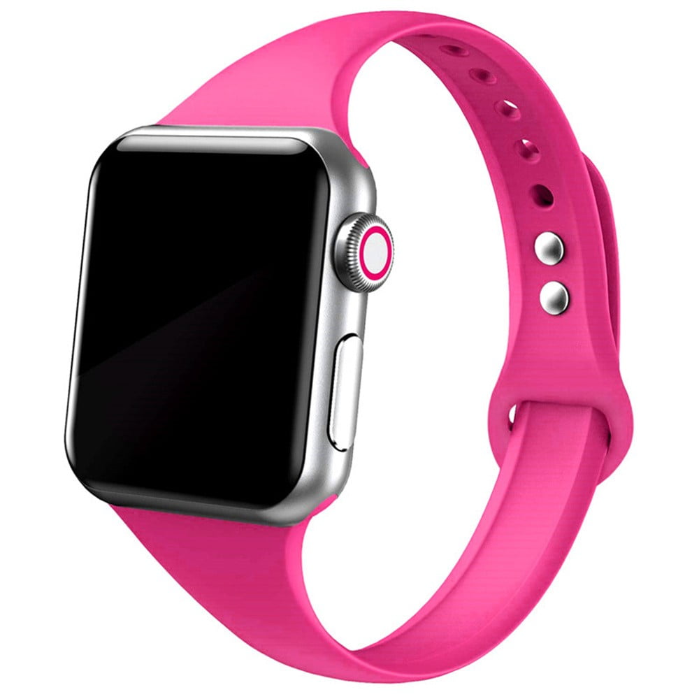 ALMNVO Slim Sport Strap Silicoen Strap Compatible with Apple Watch ...