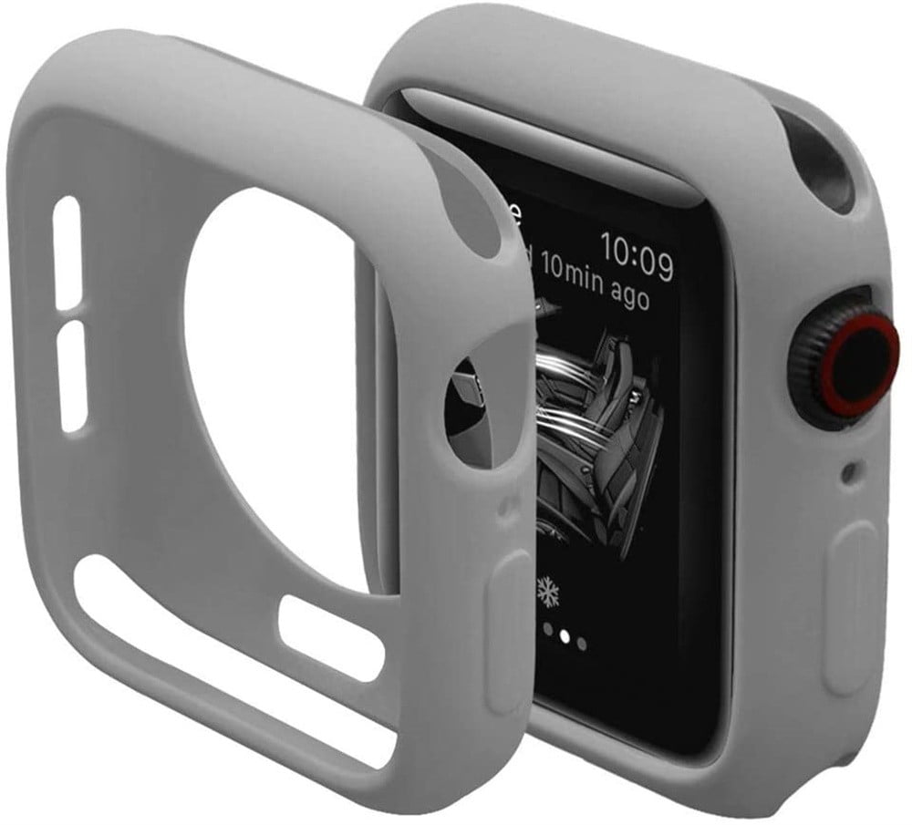 ALMNVO Soft Silicone Case for Apple Watch Case 7 45mm 6 SE 5 4 3 42mm ...
