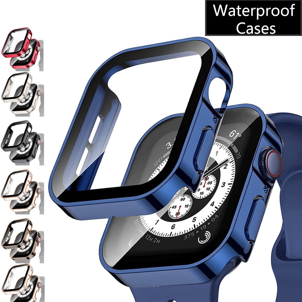 ALMNVO Waterproof Cases Compatible with Apple Watch Case 45mm 41mm 44mm ...