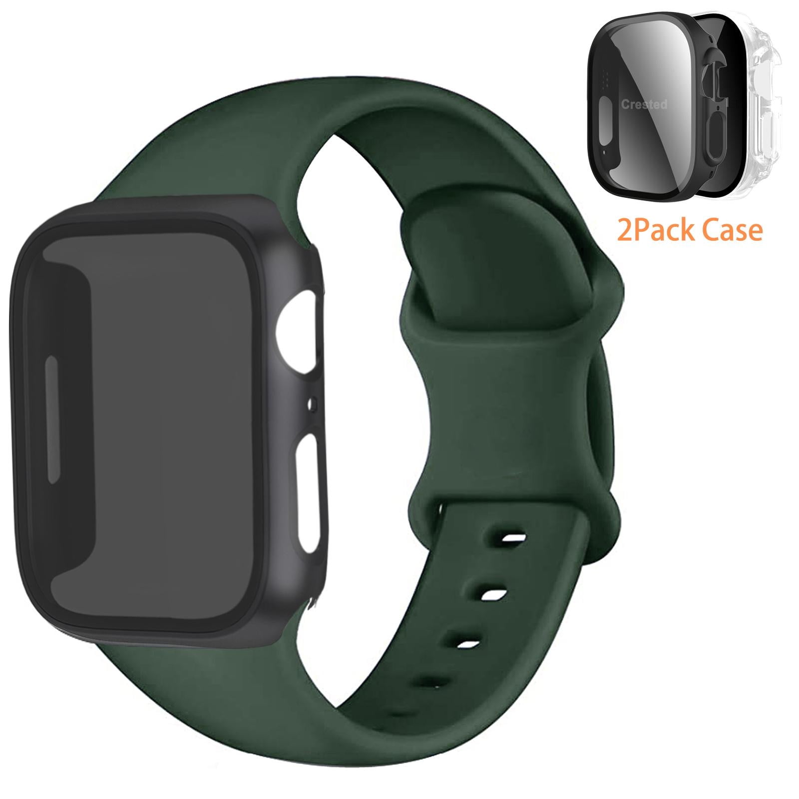 ALMNVO iphone Bands Compatible for Apple Watch Band and Case 49mm 45mm ...