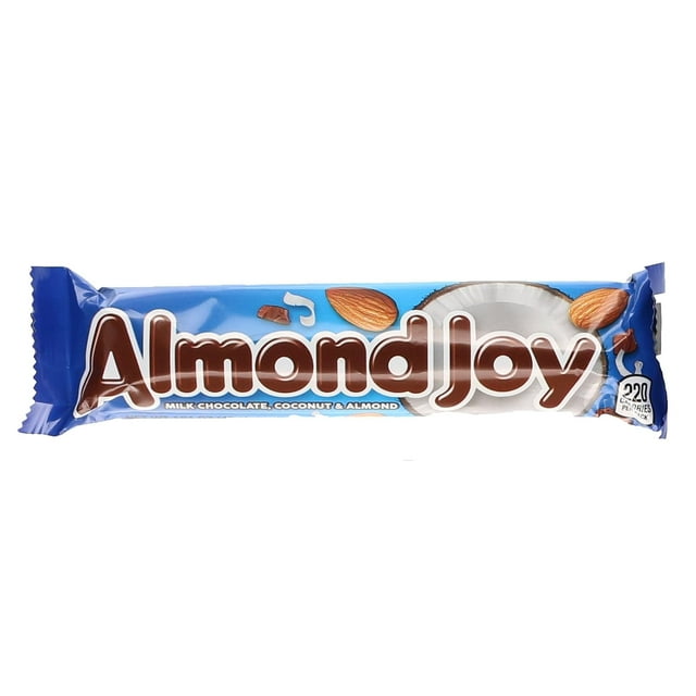ALMOND JOY, Chocolate Coconut Candy Bar, 1.61 Ounce, (Pack of 2 ...