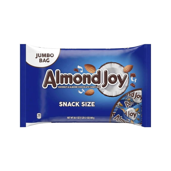 ALMOND JOY Snack Size Candy Bars, 20.1 oz, 2 Pack - Walmart.com