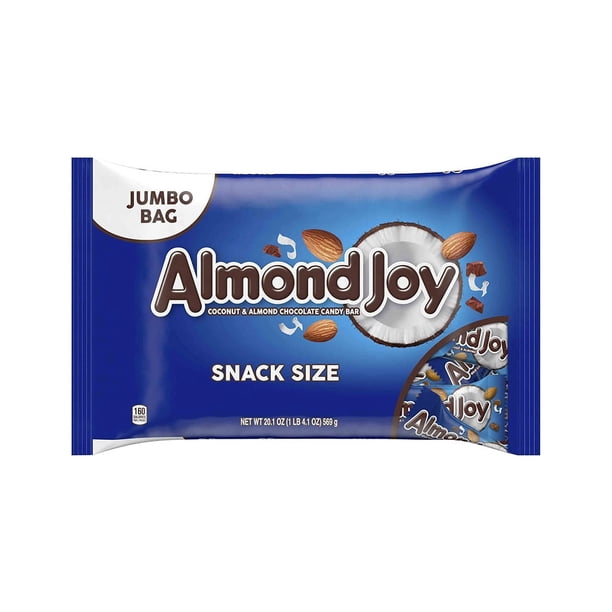 ALMOND JOY Snack Size Candy Bars, 20.1 oz, 2 Pack - Walmart Business ...