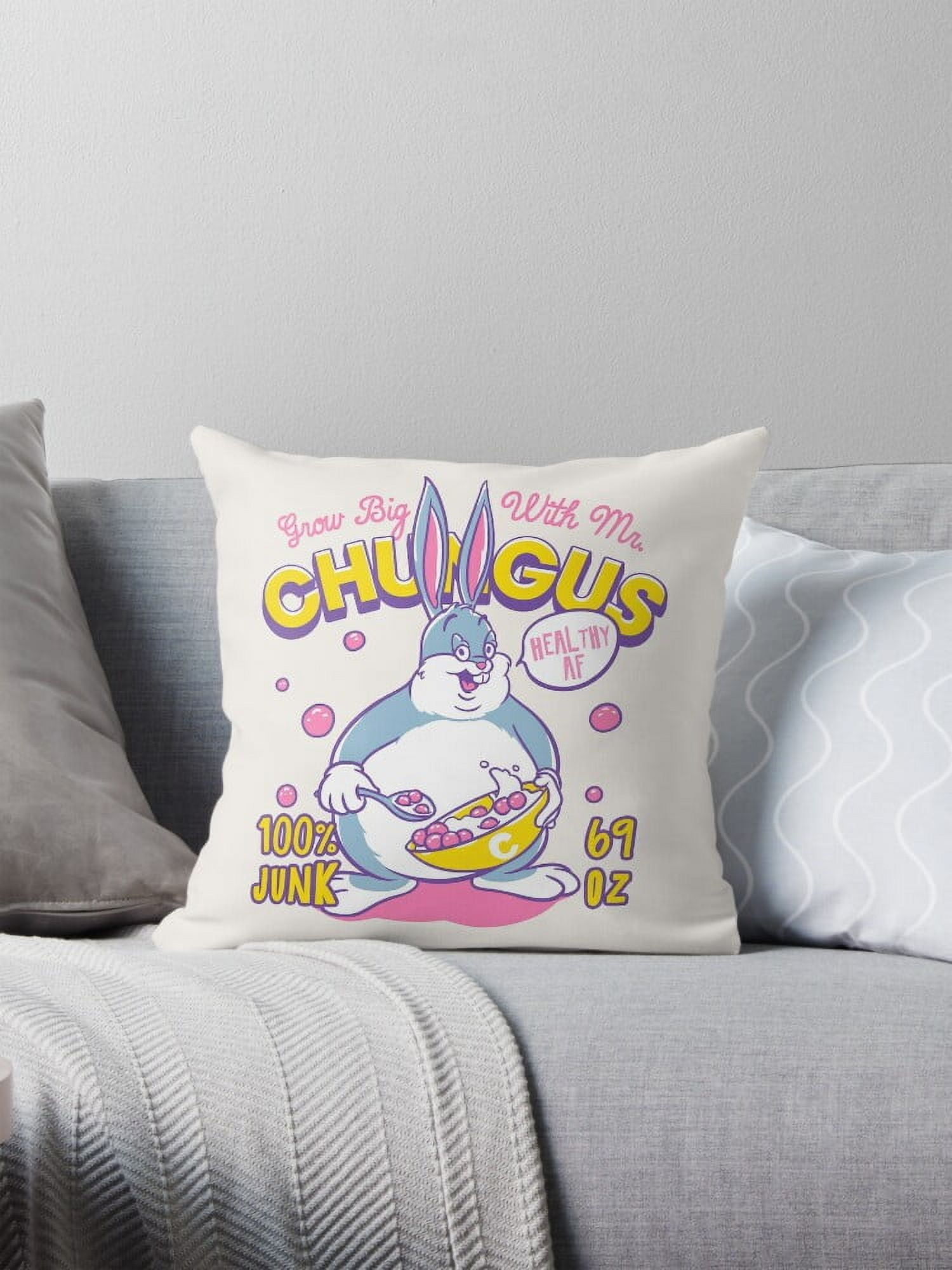 ASPORIC Big Chungus Cereal | Grow Big with Mr. Chungus | MEME Throw ...
