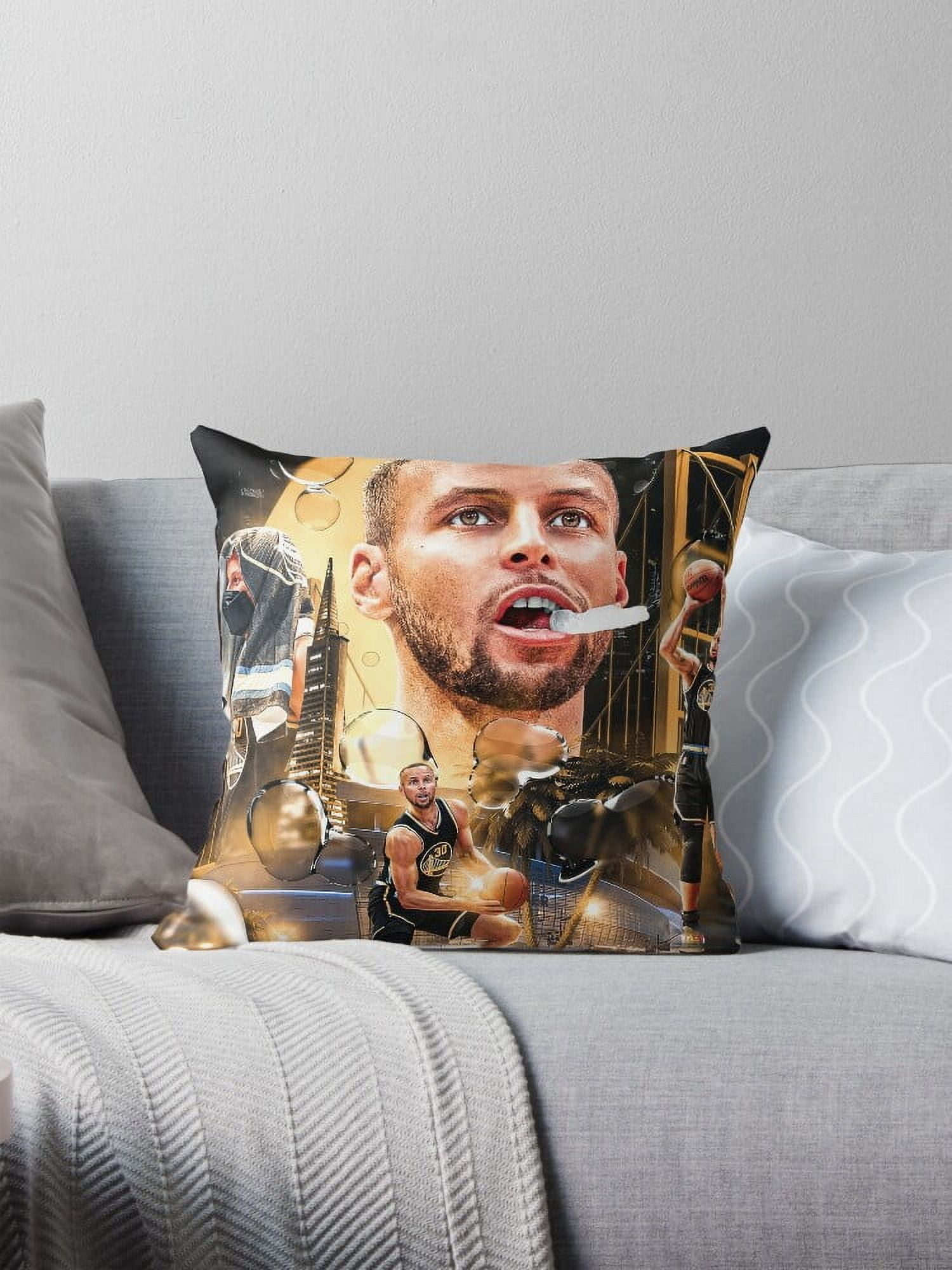 ASPORIC Stephen Curry The GOAT Champions Throw Pillow Covers 1 Pack ...