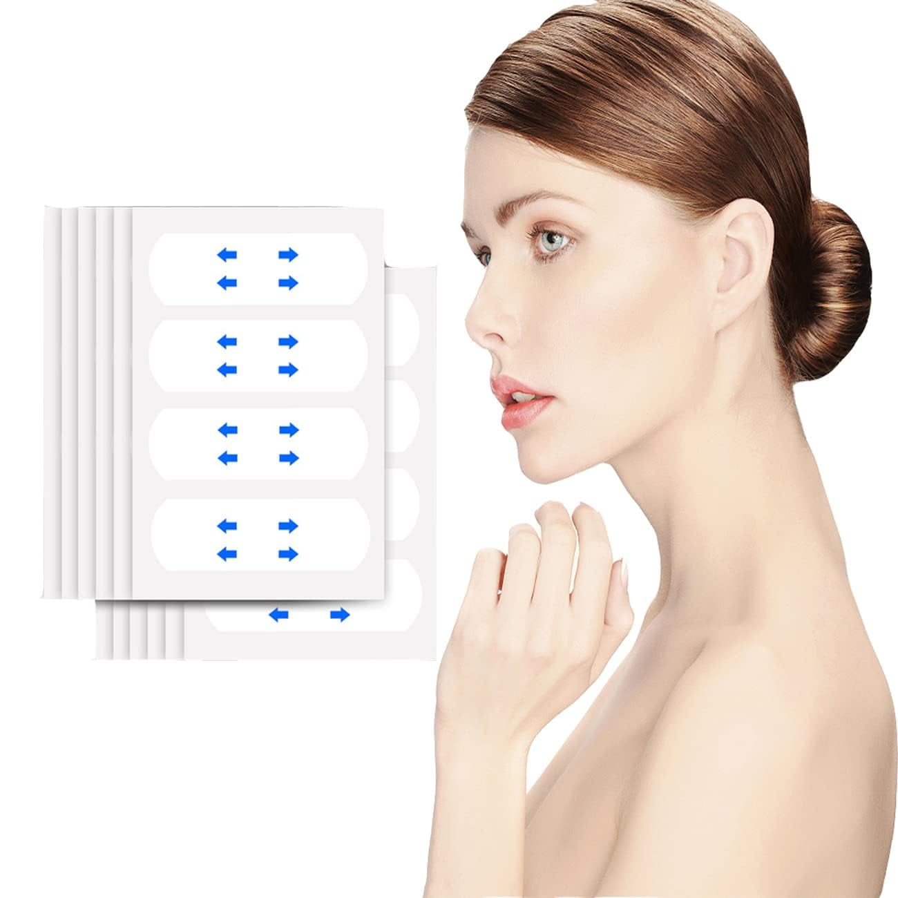 ALNGFUIK Face Lift Tape, Instant Face Lifting Tape Ultra-thin ...