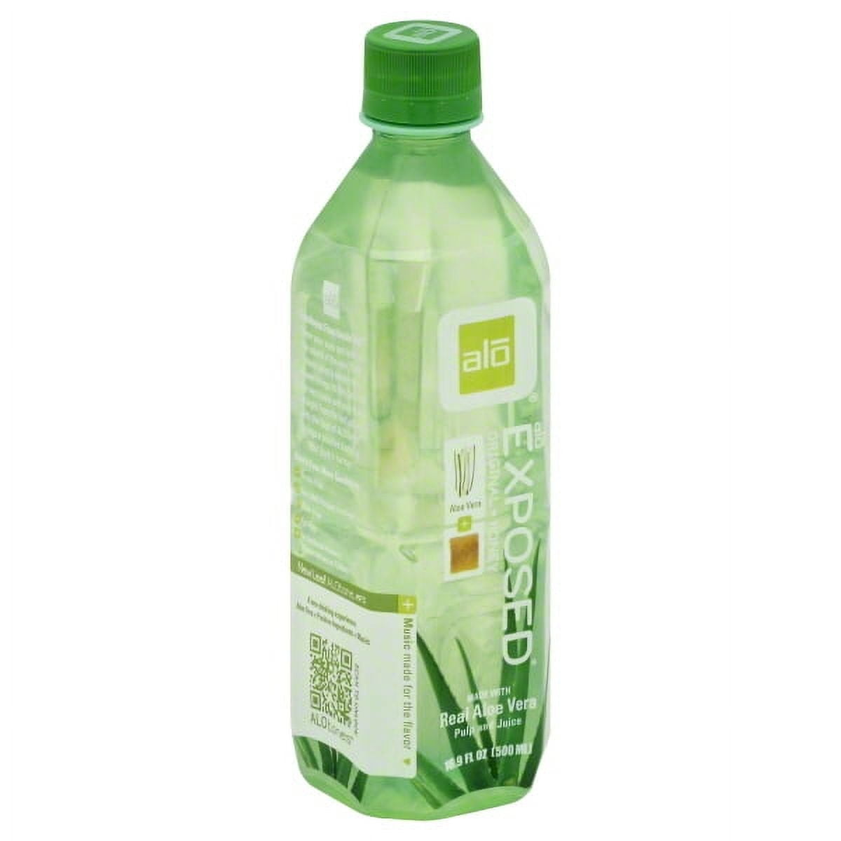 Alo Original Exposed, Organic Aloe Vera Juice with Honey, 16.9 Fl Oz ...