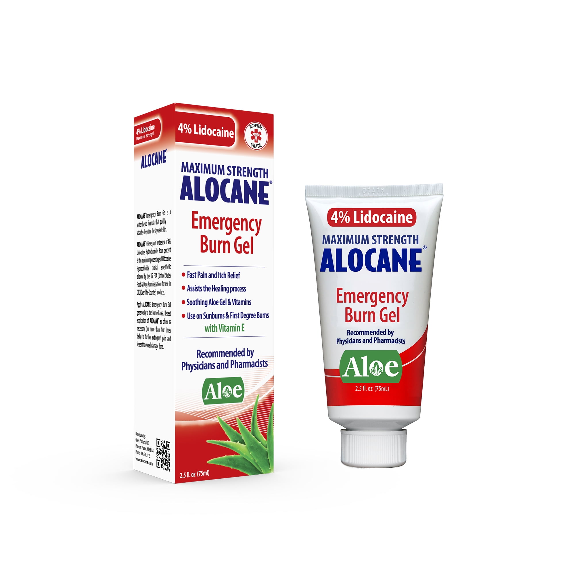 ALOCANE Emergency Burn Gel, 4% Lidocaine Max Nepal | Ubuy