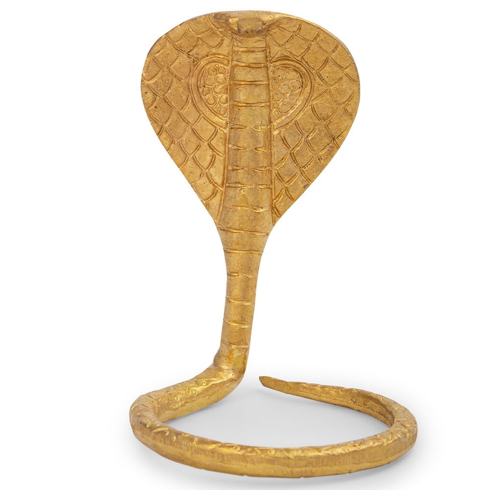 ALODIE Brass Naag for Shivling for Pooja Serpent Adornments Snake for ...