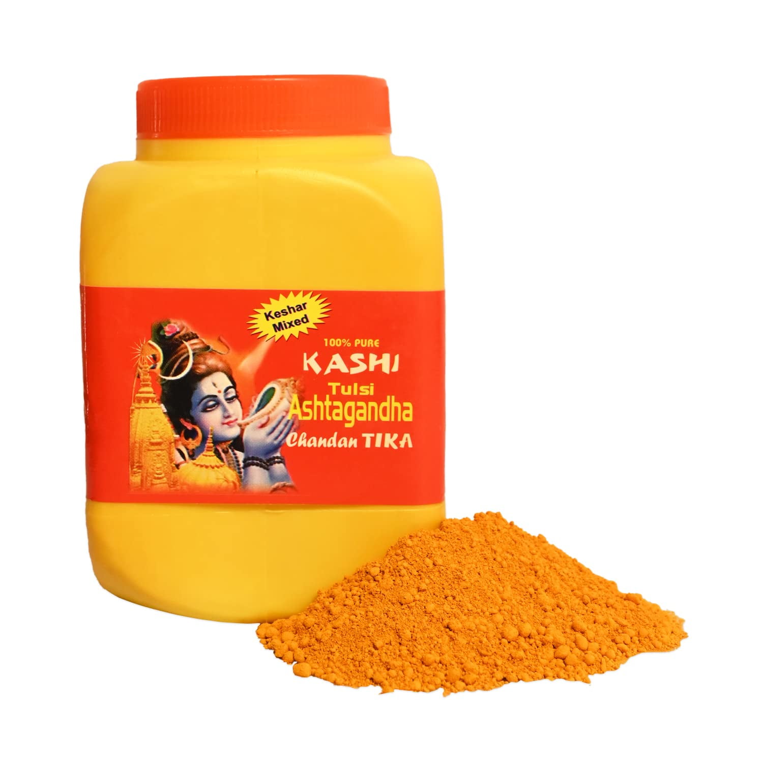 ALODIE Chandan Powder for Puja 500 Gram Kashi Tulsi Kumkum Ashtagandha Chandan Powder Organic ...