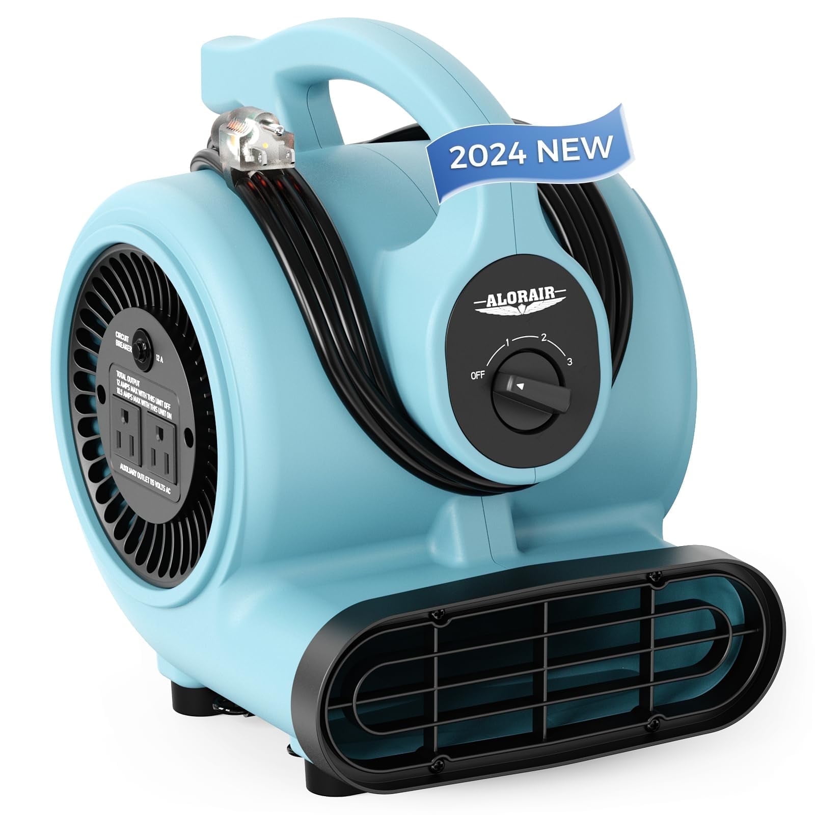 ALORAIR 600 CFM Air Mover Blower Fan for Industrial, Workshop, and Home ...