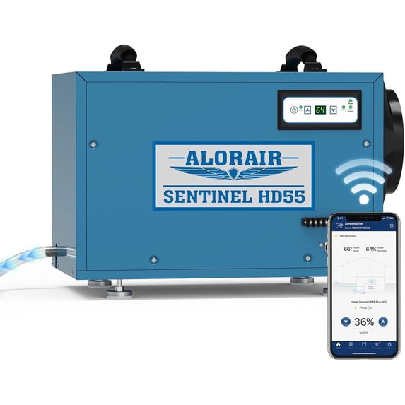 ALORAIR Dehumidifier with Wi-Fi , 113 Pint with Drain Hose for Crawl ...