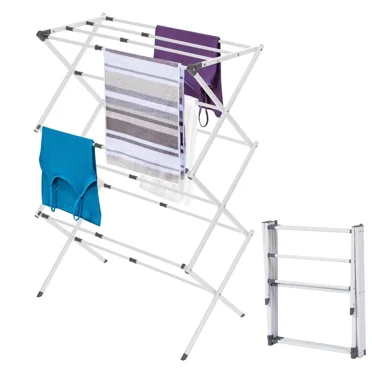 Tripod Drying Rack Height Adjustable, 2025 Upgraded Foldable Portable ...