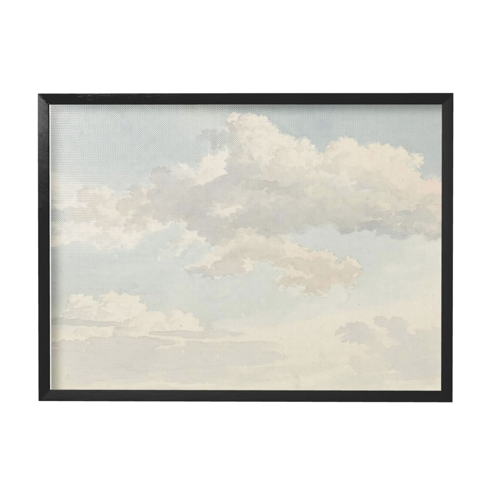 ALOUYA Clouds Painting Poster - Retro White Cloud Print - Fine Art ...