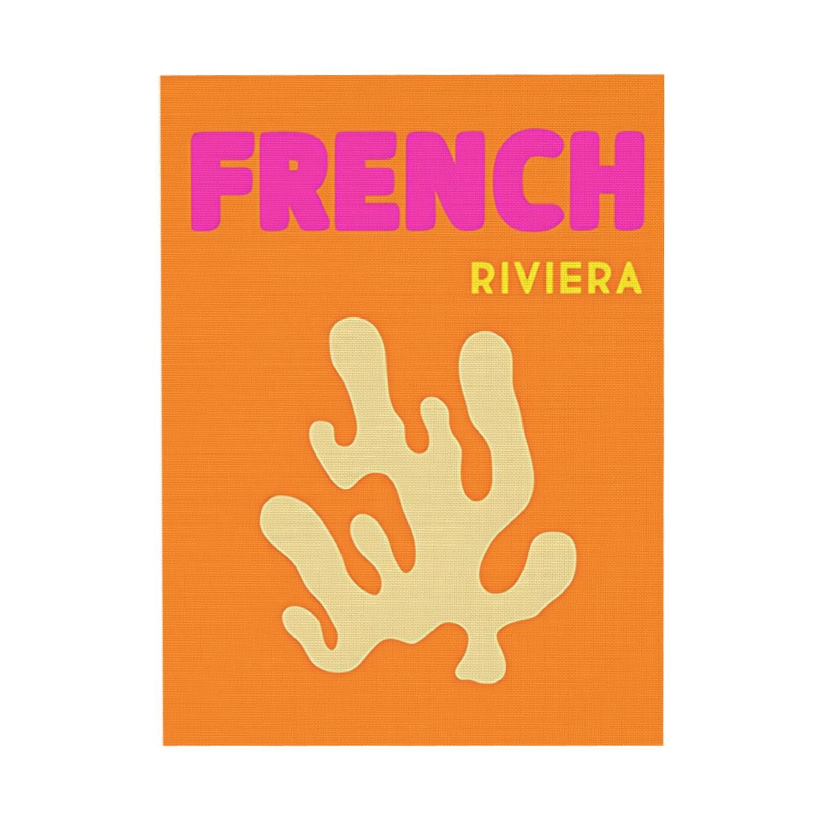 ALOUYA French France Poster - Bold Abstract Design Wall Art Frameless ...