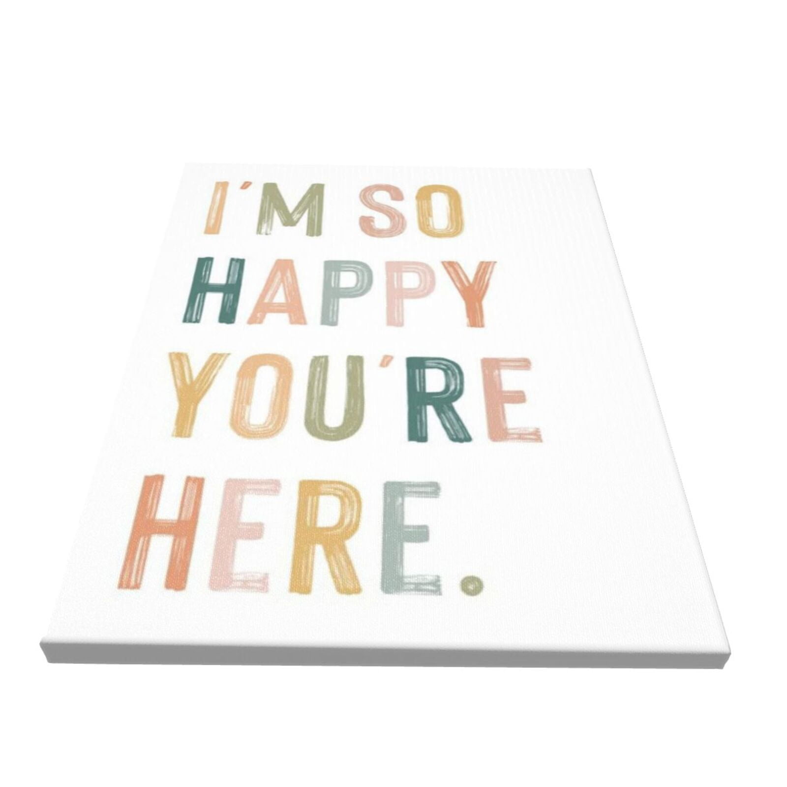 ALOUYA Im So Happy You Re Here Poster Classroom Decor Prints Classroom ...