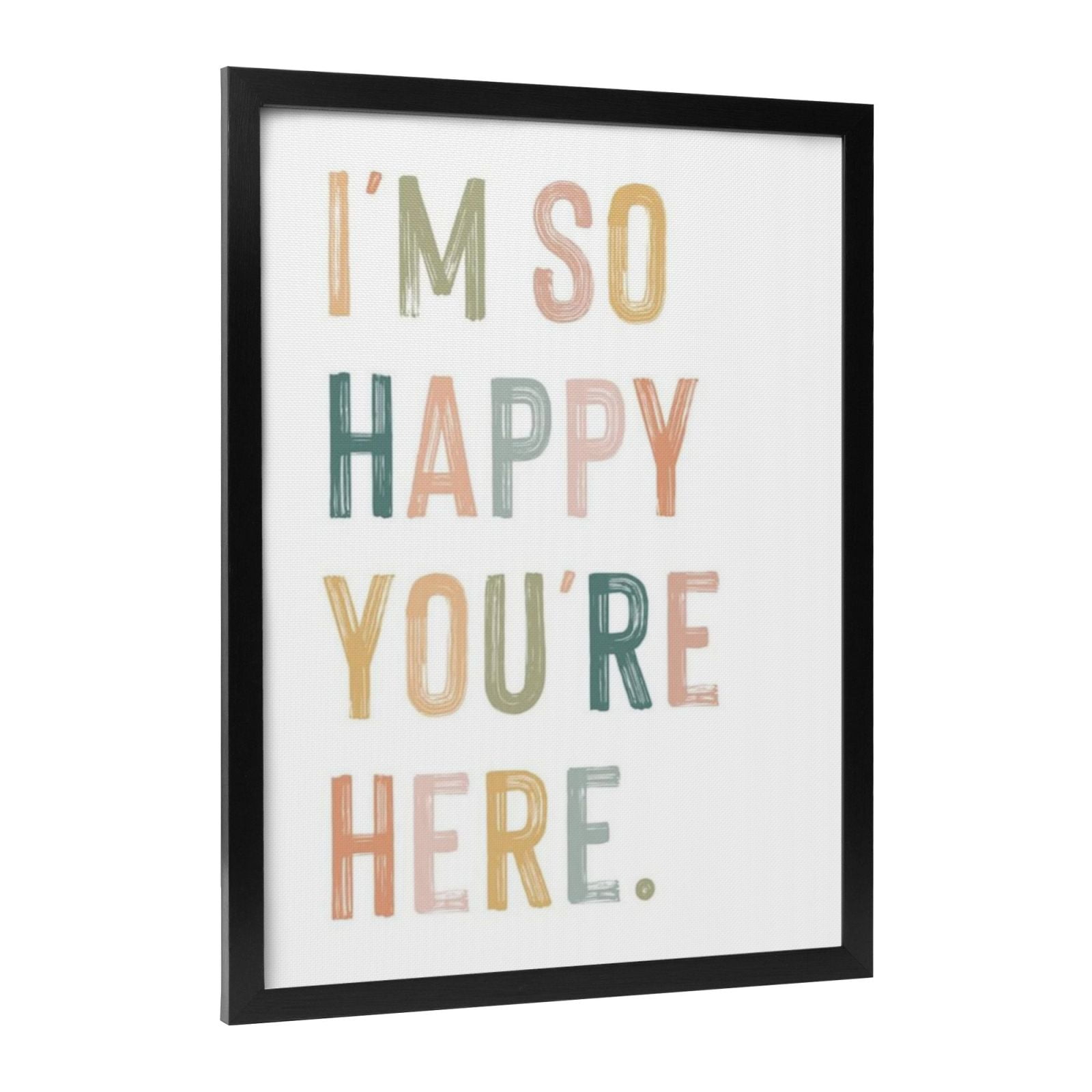 ALOUYA Im So Happy You Re Here Poster Classroom Decor Prints Classroom ...